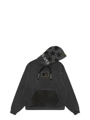 AAPE BY *A BATHING APE Star-pattern Embroidered Hoodie - Grey