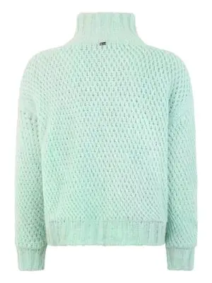 HERNO Herno Wool Waffle Knit Zip-Up Cardigan