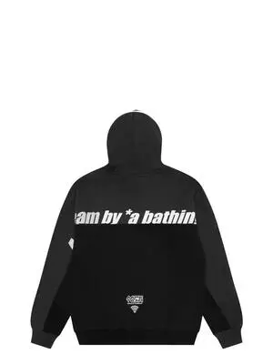 AAPE BY *A BATHING APE Moonface Patch Hoodie - Black
