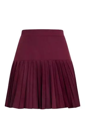ALBERTA FERRETTI Alberta Ferretti High-Waisted Pleated Mini Skirt