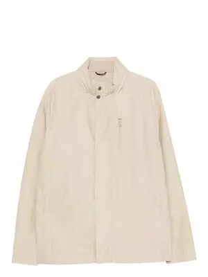 Geox Zip-up Jacket With Stand Collar - Neutrals
