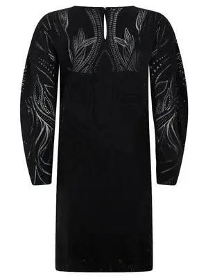 ALBERTA FERRETTI Alberta Ferretti Long Sleeve Mini Dress