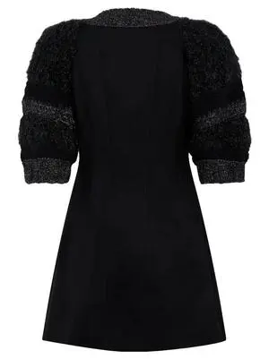 ALBERTA FERRETTI Alberta Ferretti Puff Sleeve Panelled Mini Dress