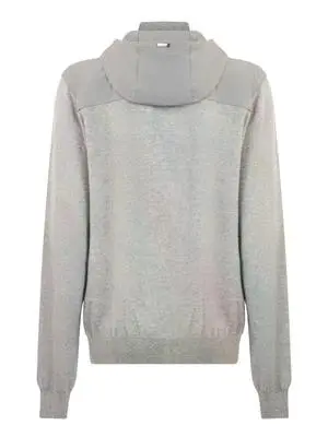 Herno Zip-up Cashmere Hoodie - Grey