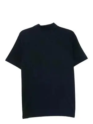 Paul & Shark Logo-patch Piqué Polo Shirt - Blue