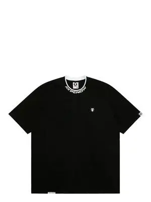 AAPE BY *A BATHING APE Now Moonface Logo-patch T-shirt - Neutrals