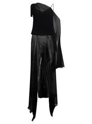 ALBERTA FERRETTI Alberta Ferretti Draped Asymmetric Dress