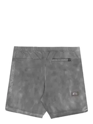 AAPE BY *A BATHING APE Moonface Acid Wash Shorts - Grey