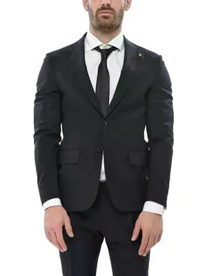 Corneliani Single-breasted Flap-pocket Suit - Blue