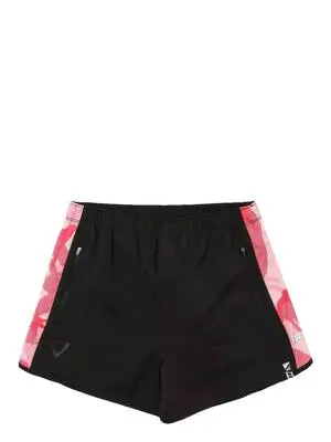 AAPE BY *A BATHING APE Camouflage Print Track Shorts - Black