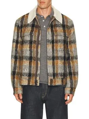 Simkhai Trucker Jacket - Grey Multi
