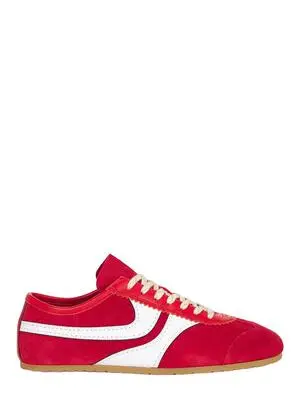 Dries Van Noten Suede Sneakers - Red