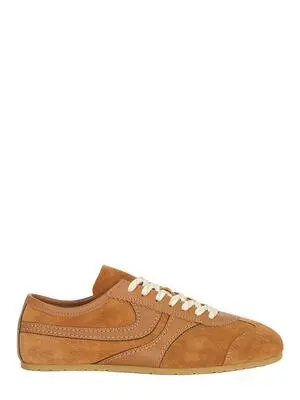 Dries Van Noten Suede Sneakers - Tan