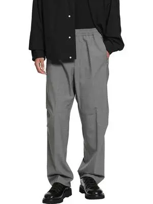 Herno Nylon Wool Twill Trousers - Grey