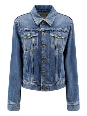 GOLDEN GOOSE Slim Fit Denim Jacket - Blue