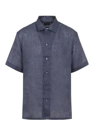 Brioni Cuban Shirt - Blue