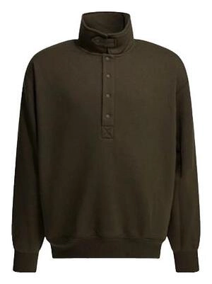 DAIWA PIER39 Half Button Closure Sweatshirt