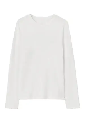 JIL SANDER Crewneck T-shirt - Coconut