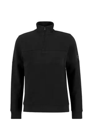 Barbour Kaspian Half-zip Sweatshirt - Black