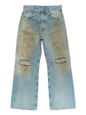 Acne Studios Jeans With Studs 2021m - Green