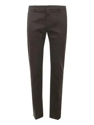 DONDUP Slim Fit Trousers - Black