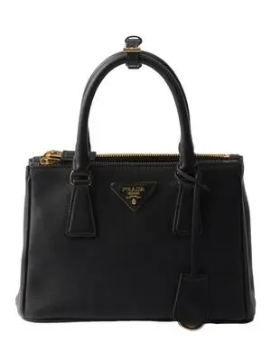 Prada Prada Galleria Small Leather Bag Black