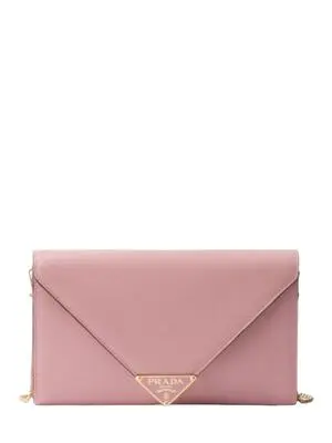 Prada Mini Saffiano Leather Bag - Peach