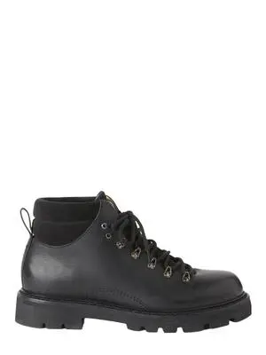 Loro Piana Beinn Walk Lace-up Ankle Boots - Black