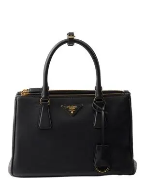 Prada Galleria Medium Leather Bag - Black