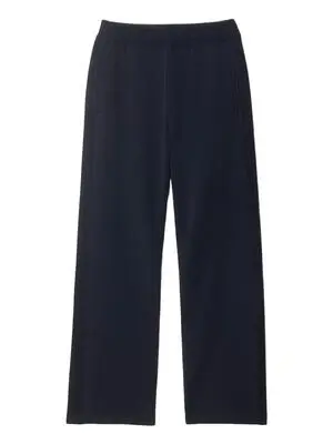 Burberry Knitted Track Pants - Navy