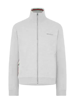 Gucci Full-zip Fleece Sweatshirt - White