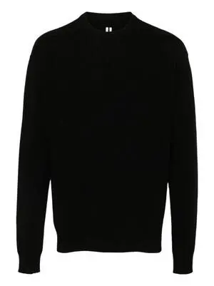 RICK OWENS Rick Owens Drop-Shoulder Ribbed Jumper