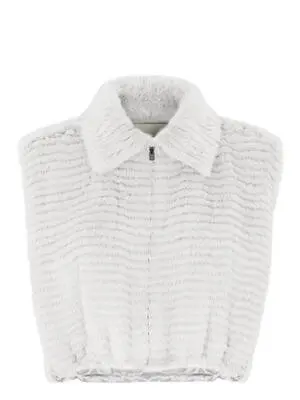 Fendi Fendi White Mink Gilet White