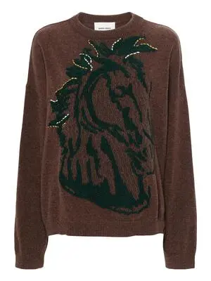 HENRIK VIBSKOV Henrik Vibskov Horse Head Jacquard Jumper