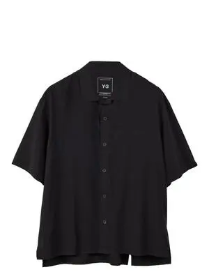 Y3 Short-sleeevd Ultralight Woven Shirt - Black