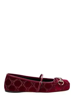 Gucci Gucci Horsebit Ballet Flats Brown