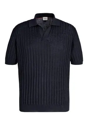 TOD'S V-neck Knit T-shirt - Blue
