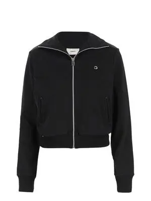 Coperni Logo Plaque Zip-up Sweatshirt - Black