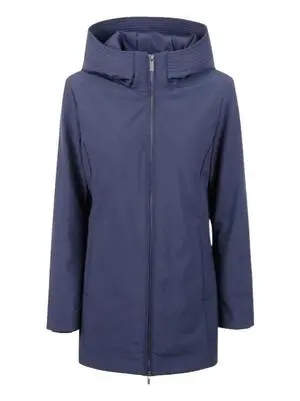 Woolrich Hooded Casual Jacket - Blue