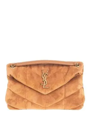 Saint Laurent Monogram Envelope Shoulder Bag - Orange