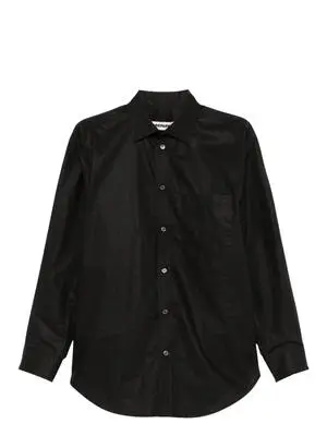 DARKPARK Anne Tailored Popeline Shirt - Black