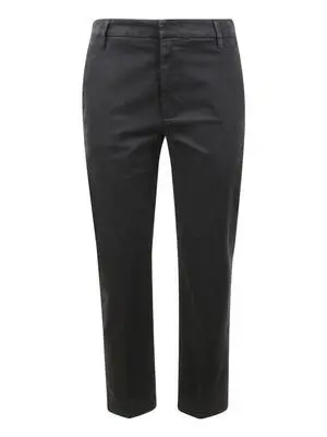 DONDUP Slim Fit Pants - Black