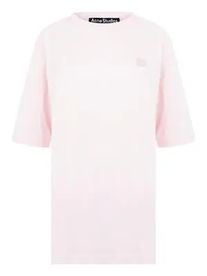 Acne Studios Regular Fit Logo T-shirt - White