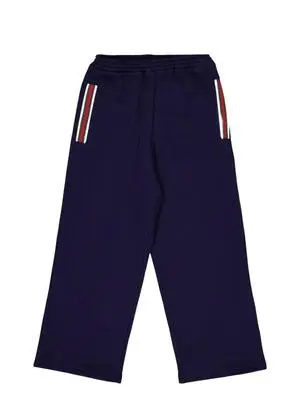Gucci Elastic Waistband Fleece Sweatpants - Black