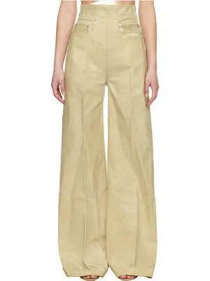 Rick Owens Dirt Cooper Trousers - Nude