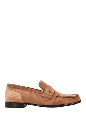 JIMMY CHOO Jimmy Choo Ellis Suede Loafers Black