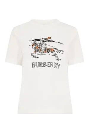 BURBERRY Burberry Horseferry Print Crewneck T-Shirt