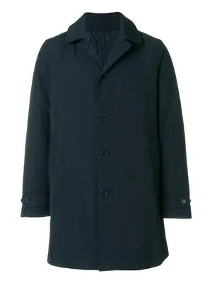 Aspesi Single-breasted Tailored Coat - Black