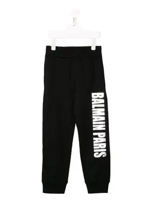 Balmain Logo Sweatpants - Black