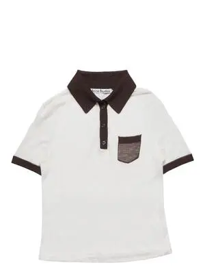 Acne Studios Acne Studios Collared Pocket Knitwear White/brown